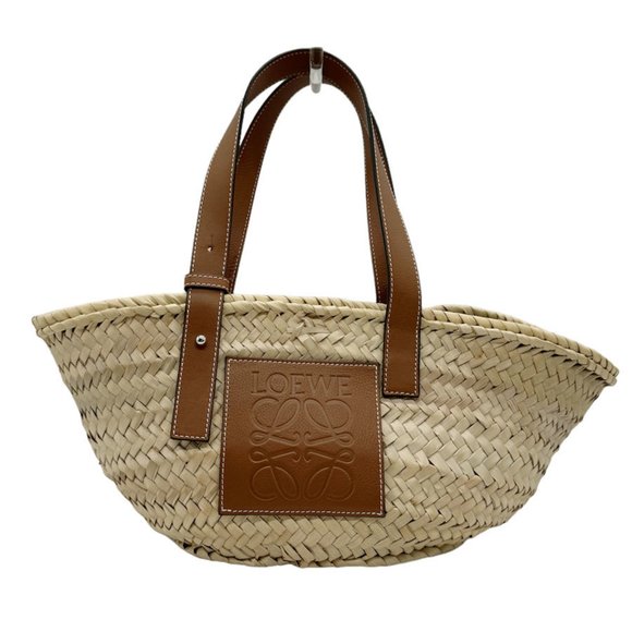 Loewe | Bags | Loewe Handbag Basket Bag Small Strawleather Tan Womens ...
